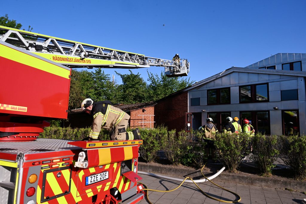 Brand i vårdcentral granne med Jägersro brandstation - PPPress.se